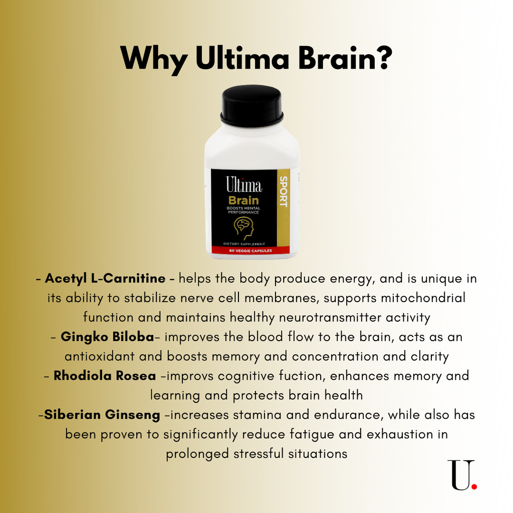 Ultima Sport Brain (60 Veg Capsules - 30 Servings)